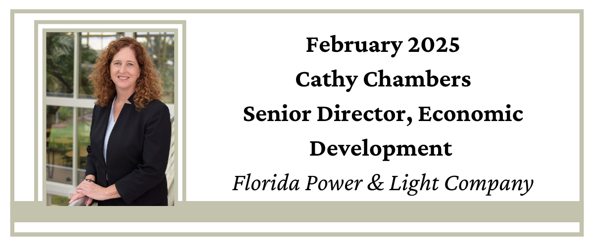 February 2025: Cathy Chambers – Florida's Women In Energy Leadership Forum